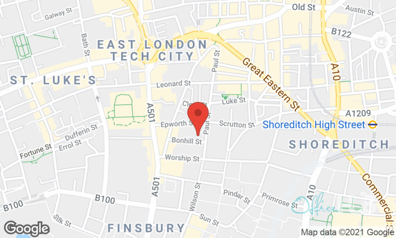 100 Person Enterprise Office @ 14 Bonhill Street, Shoreditch, England ...