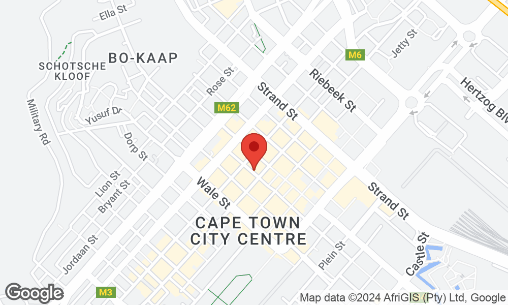 Long Street Cape Town Map